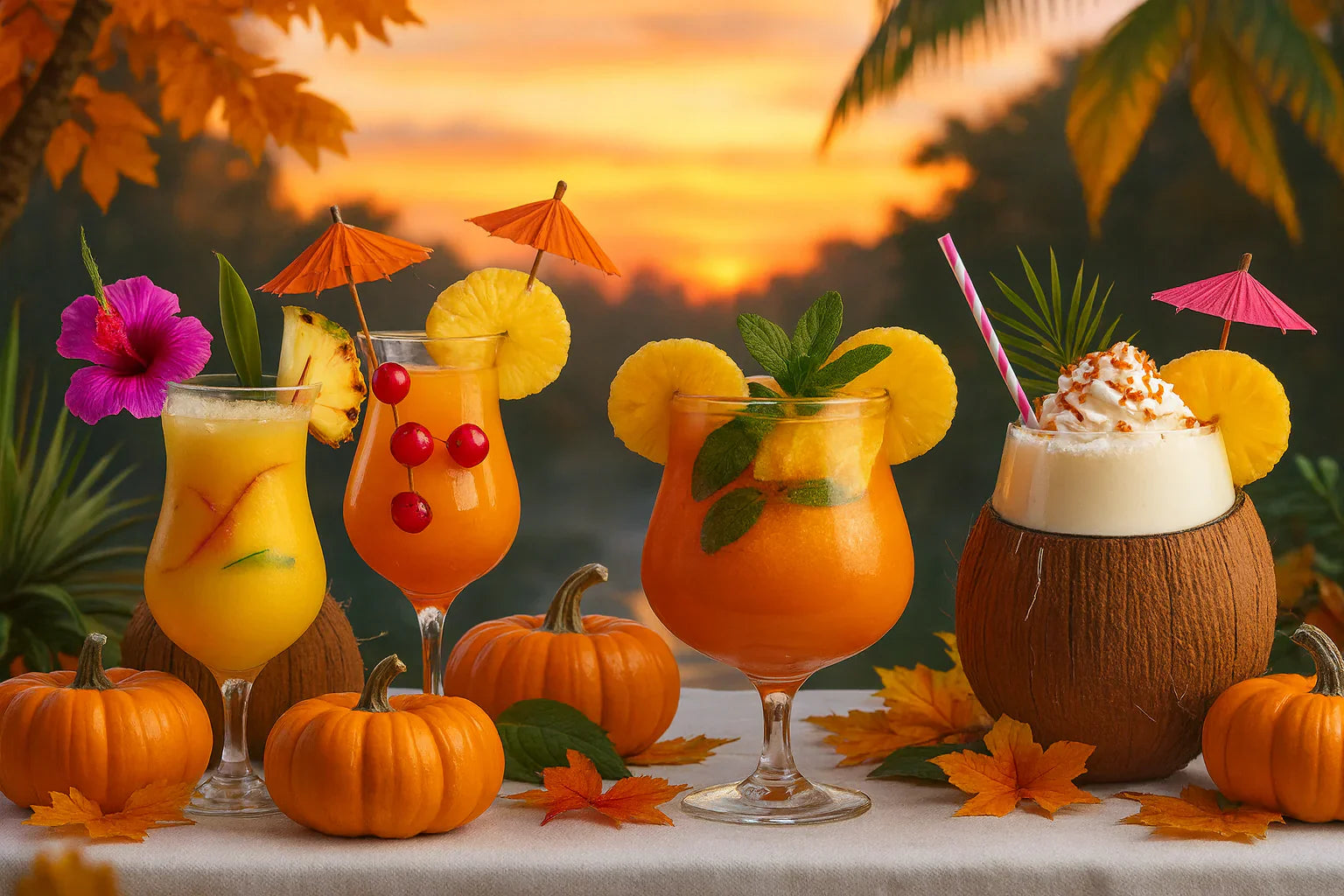Special Holiday Drinks That Will Add Some Tropical Flair to Your Thank ...